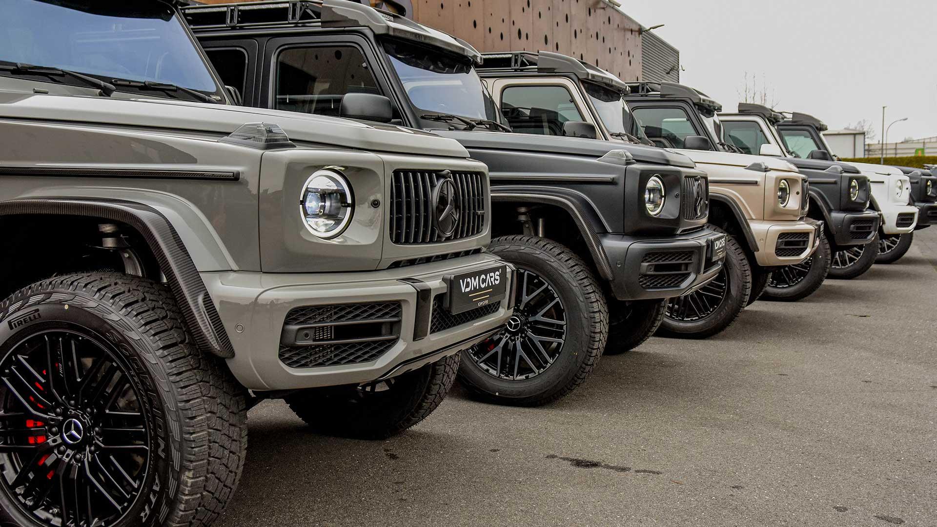 Nederlandse dealer verkoopt 6 nieuwe Mercedes G-klasse 4x4-2's