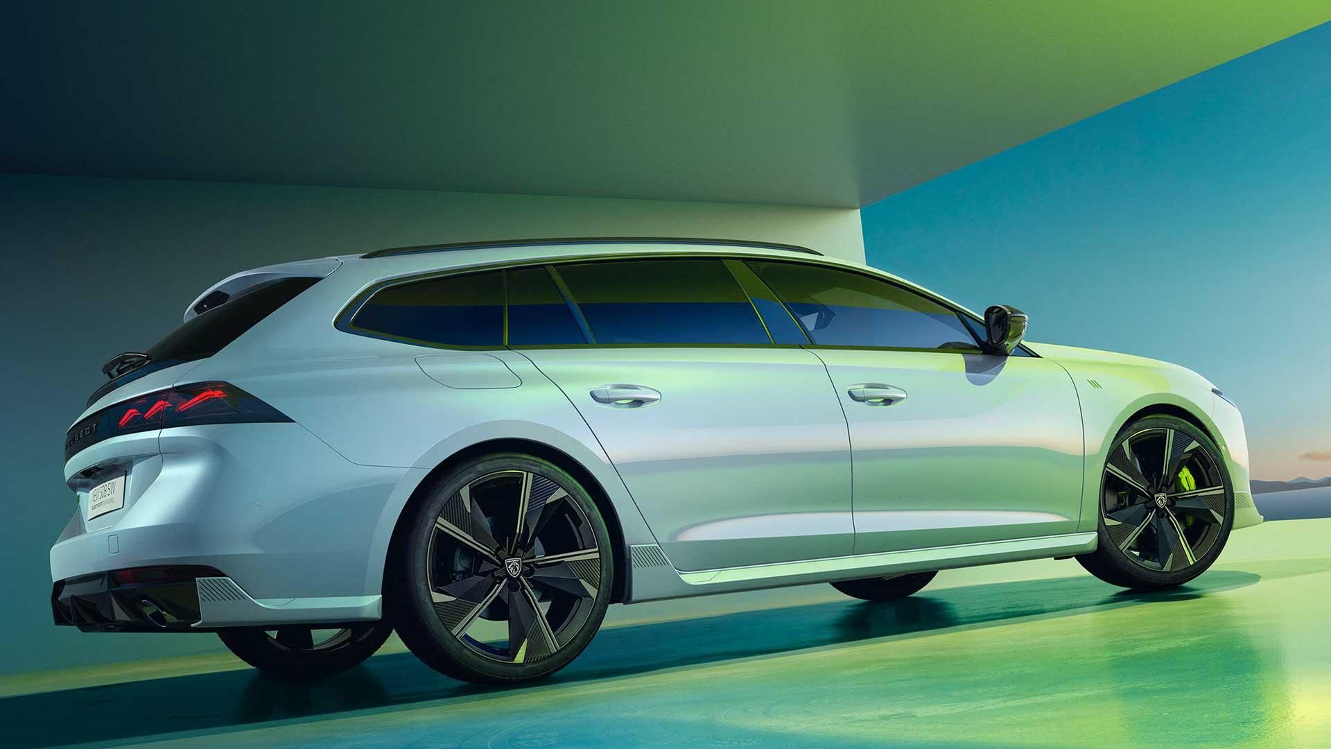 Peugeot geeft de 508 een facelift, ook meteen als SW en PSE