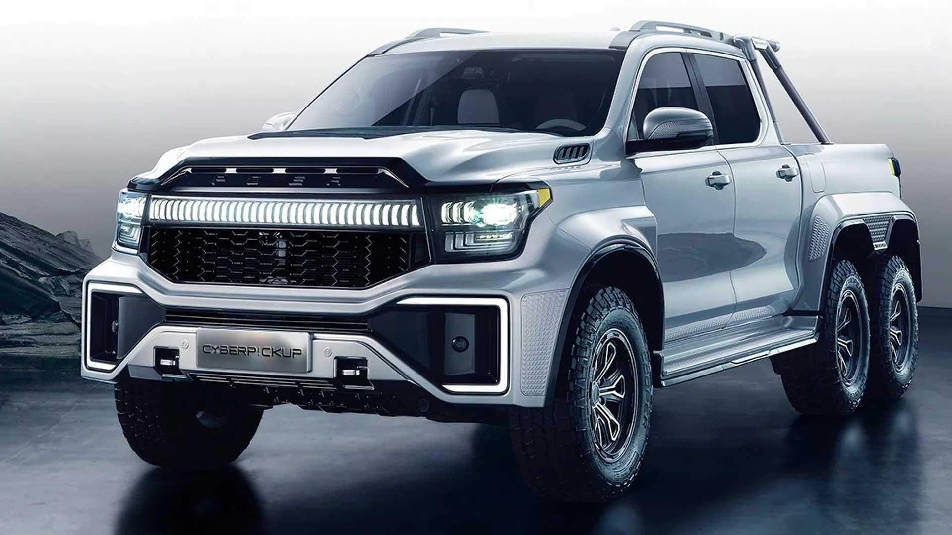 De Cannon CyberP!ckup 6x6 is de Chinese Mercedes G 6x6