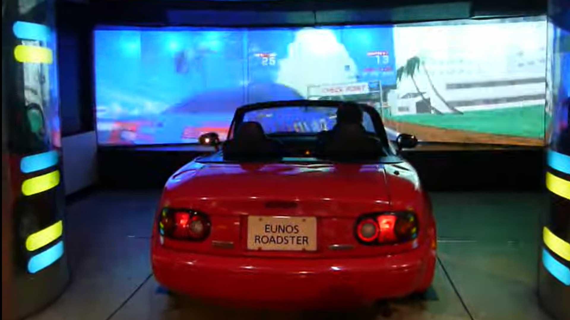 Racen met een echte Mazda MX-5 in Ridge Racer - TopGear