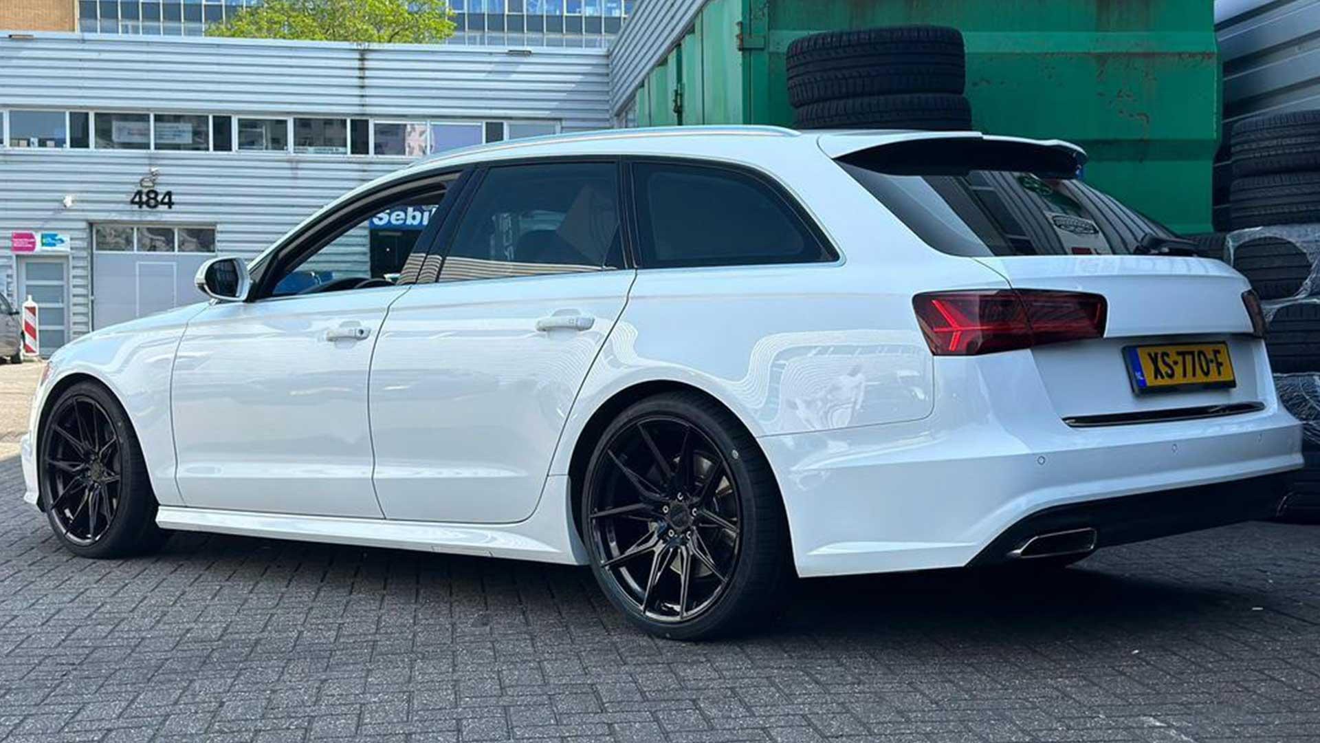 Je ziet vast wie de vorige eigenaar was van deze 'super dikke Audi'