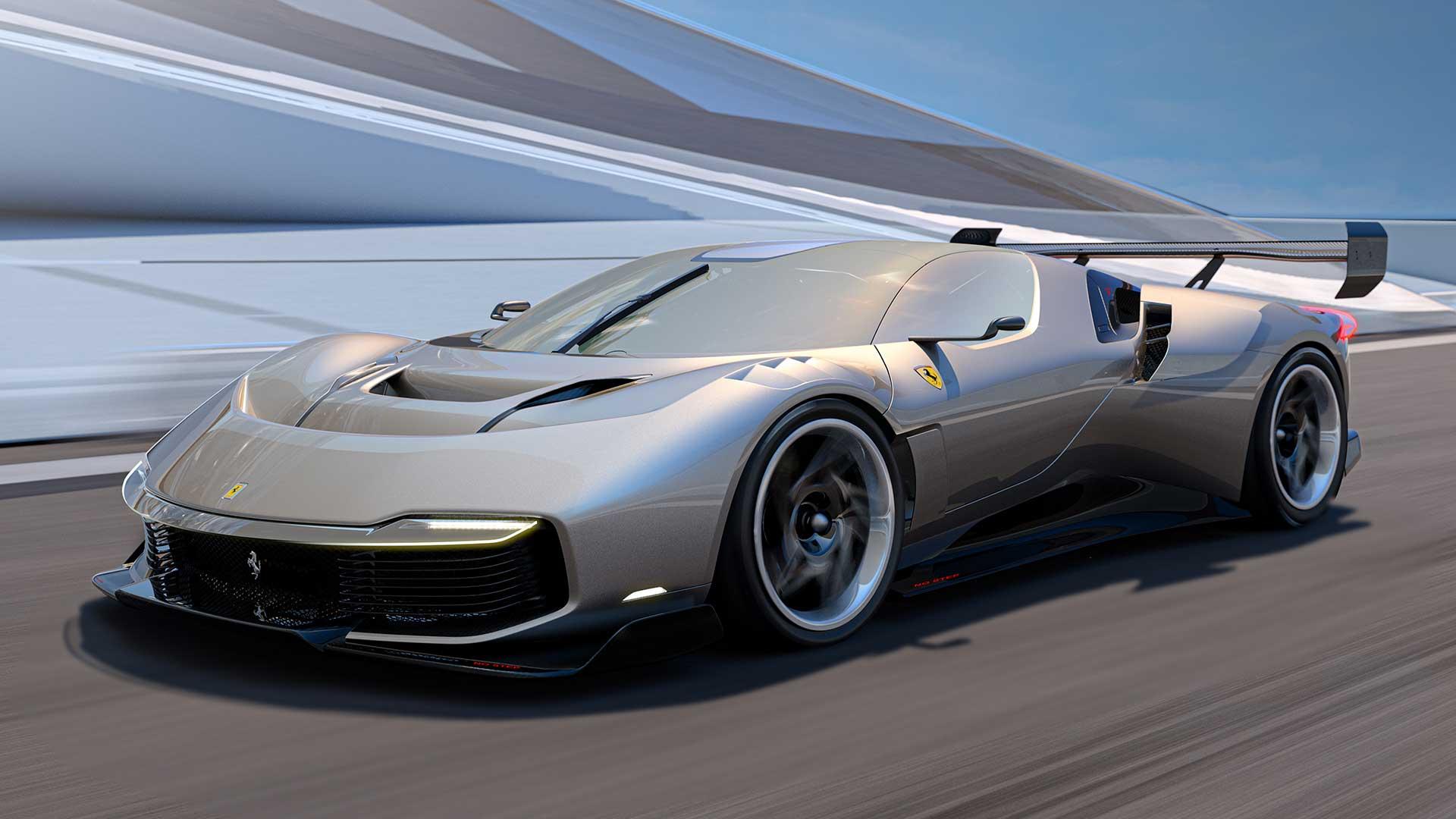 Ferrari KC23 is een one-off circuitauto met minimaal 608 pk