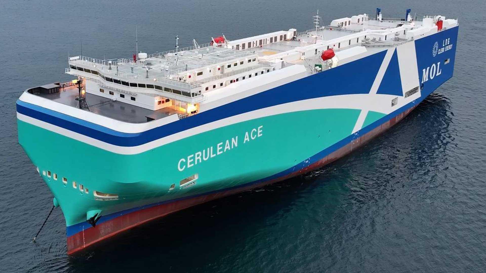 Cerulean Ace: vrachtschip gebruikt AI om branden te detecteren