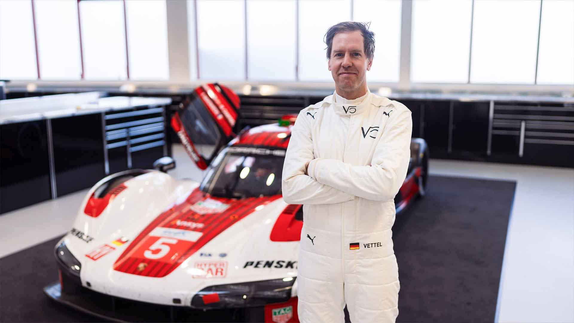 Sebastian Vettel stapt in de Le Mans-hypercar van Porsche - TopGear