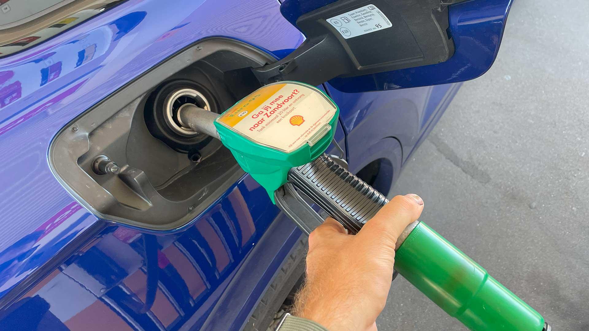 Shell tankstation in België geeft water in plaats van benzine