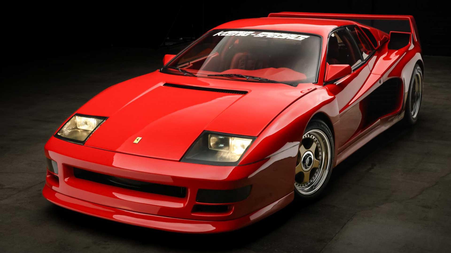 40 jaar oude Ferrari Testarossa van Koenig Specials heeft 1.000 pk ...