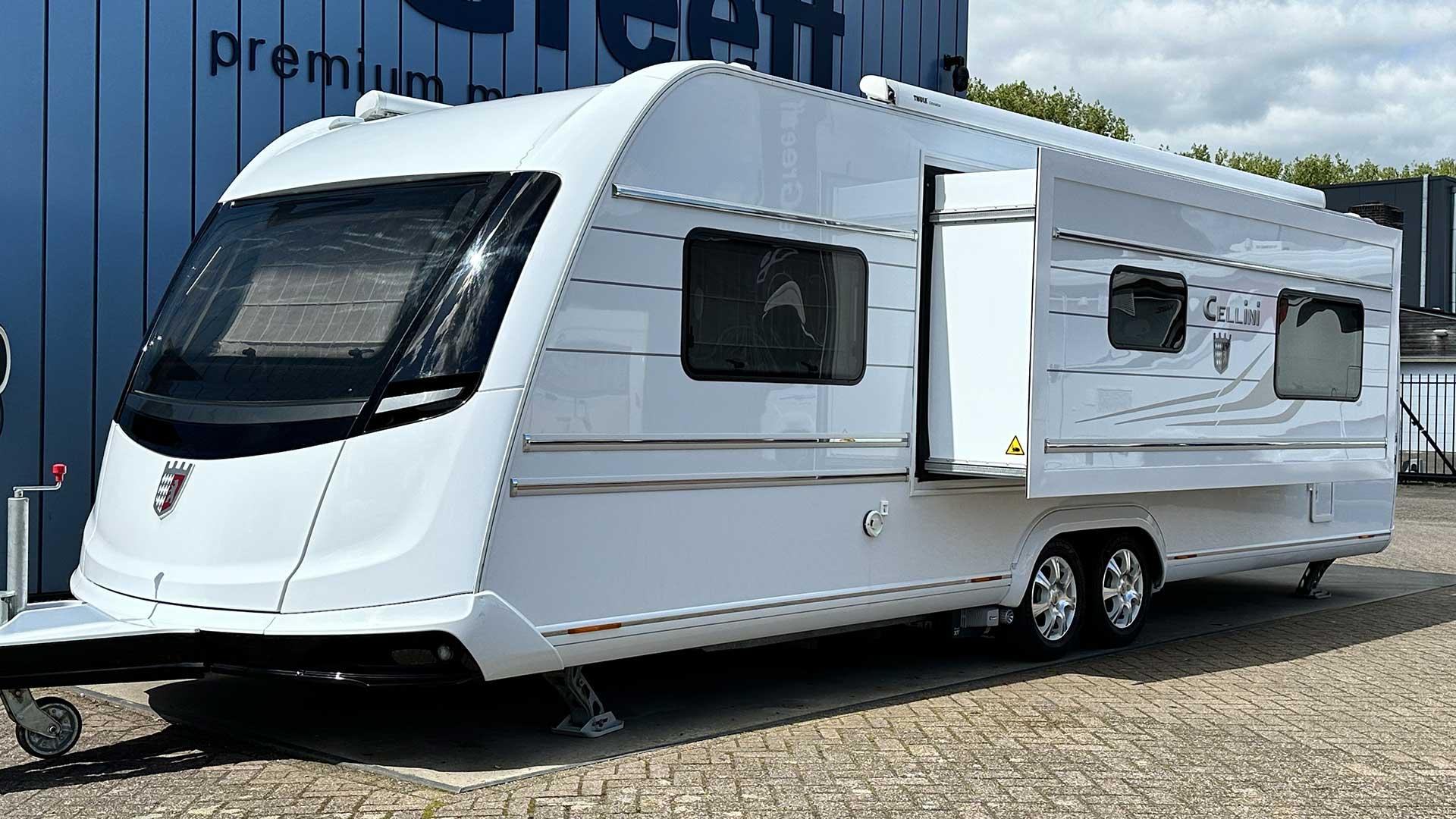 Een van de duurste caravans van NL is er nu met flinke korting