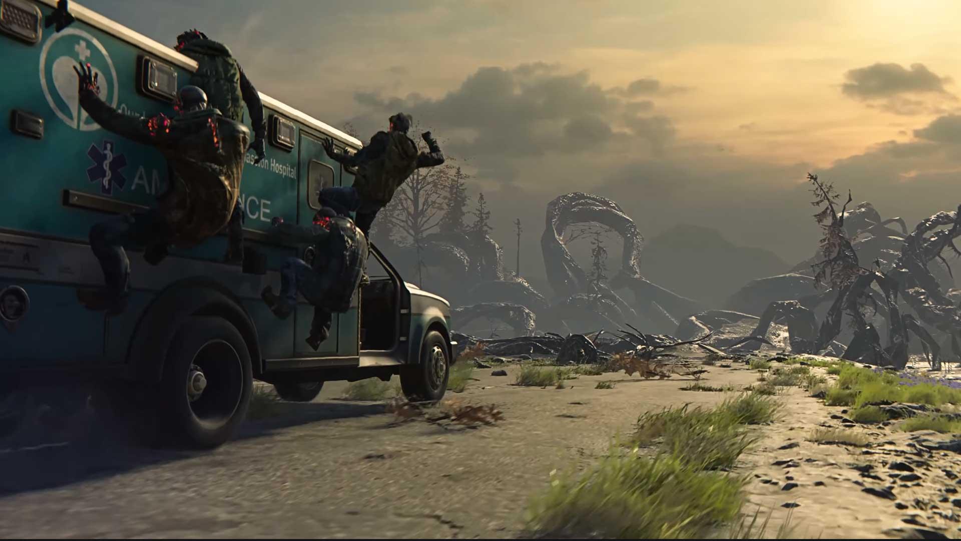 In Toxic Commando maak je een zombieroadtrip met vrienden