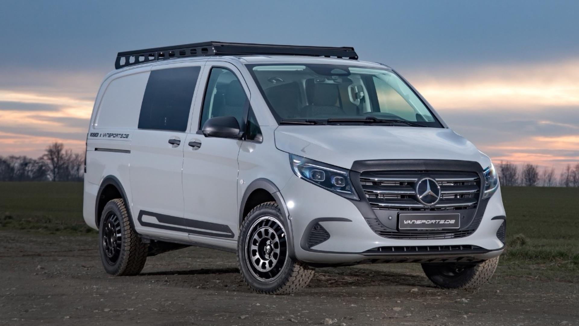 Mercedes Vito 4x4 offroad bus van Vansports: voor de zomer