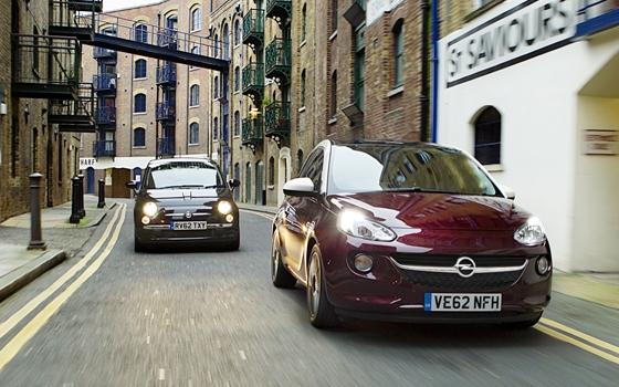 Fiat 500 vs Opel Adam - Test - TopGear Nederland