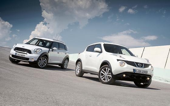 Uitgelicht: Nissan Juke vs Mini Countryman - TopGear