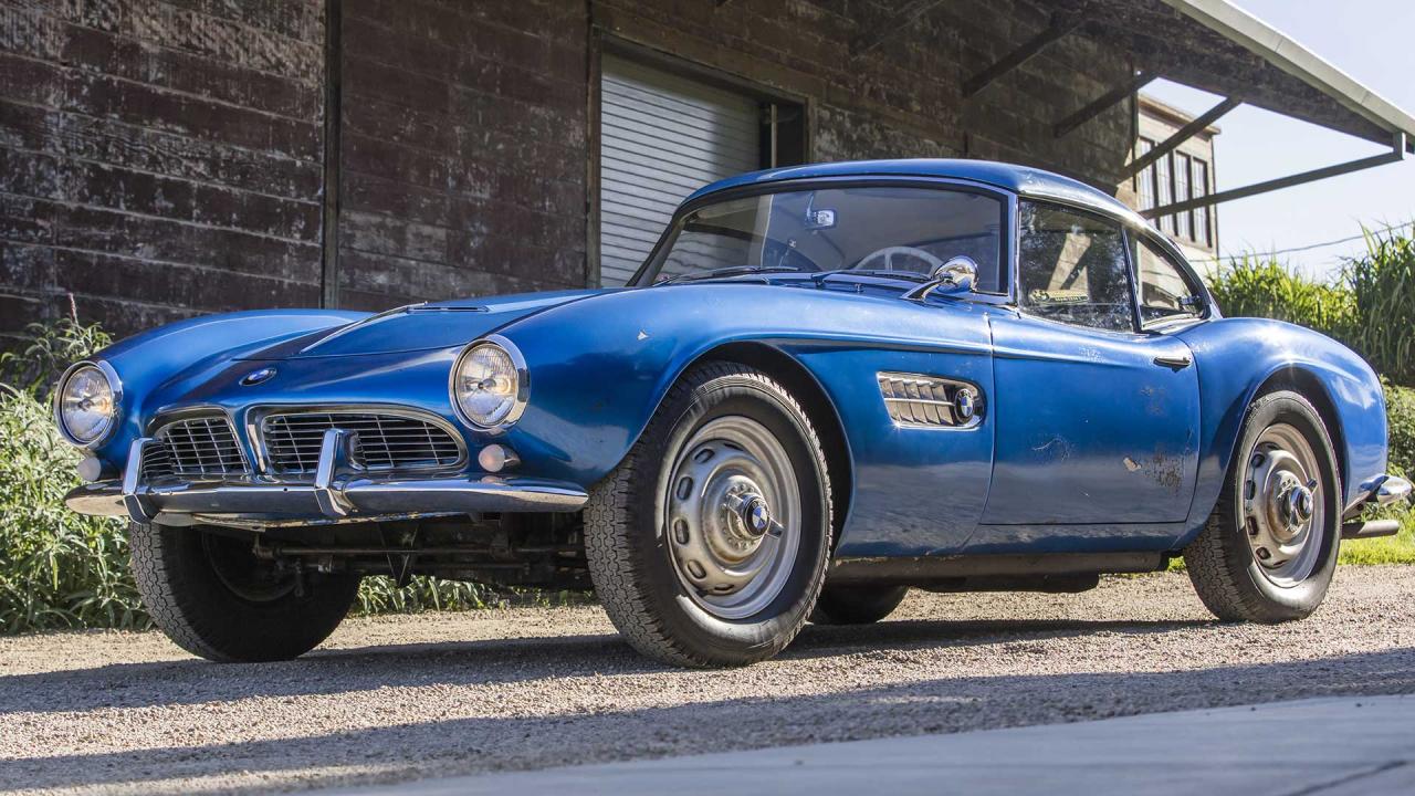 Deze 'schuurvondst' BMW 507 stond 40+ jaar stil
