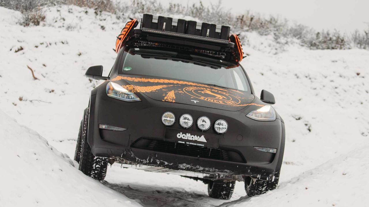 Delta4x4 maakt een offroader van de Tesla Model Y - TG
