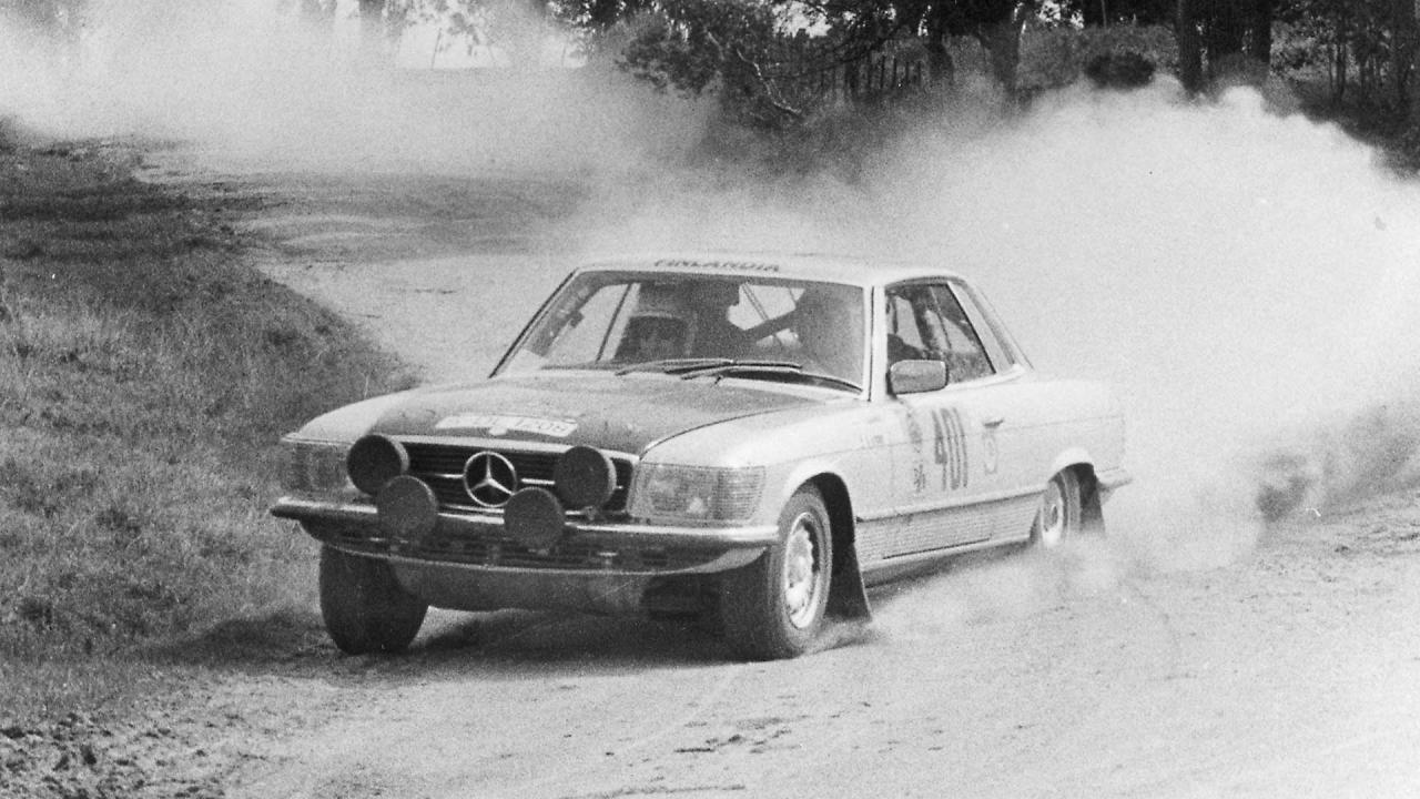 Kooptip: Deze Mercedes 450 SLC heeft serieus WRC gereden