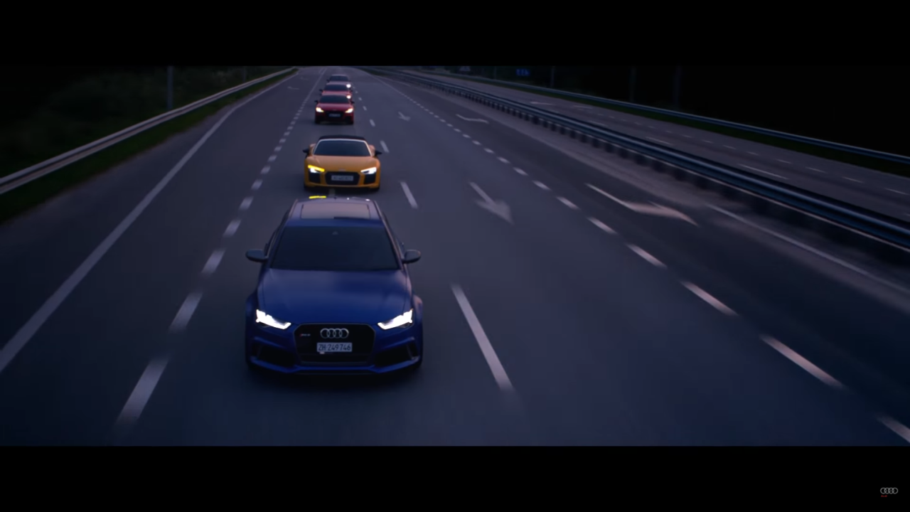 Le Mans Audi-reclame - afscheid nemen van de 24-uursrace