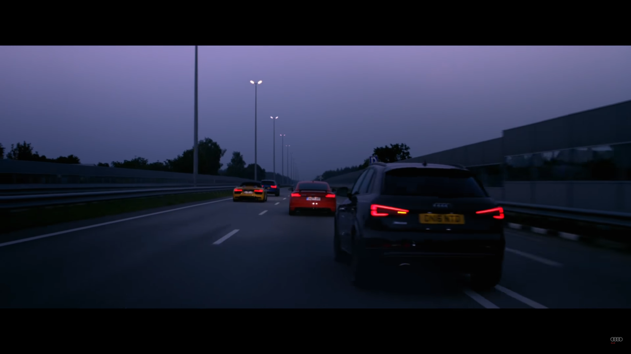Le Mans Audi-reclame - afscheid nemen van de 24-uursrace