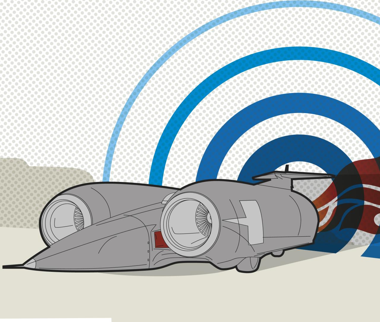 Toen de Thrust SSC 1.228 km/u reed - TopGear Nederland