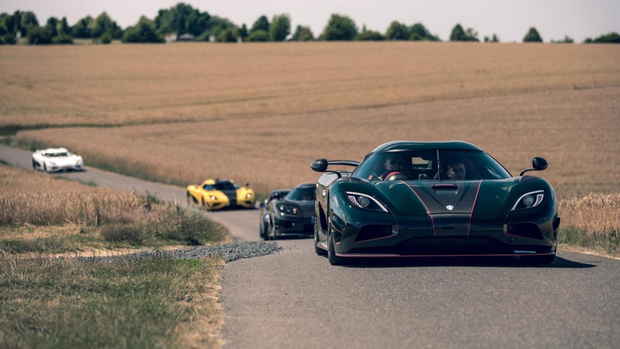 Galerij: Koenigsegg Ghost Squadron tour - TopGear Nederland
