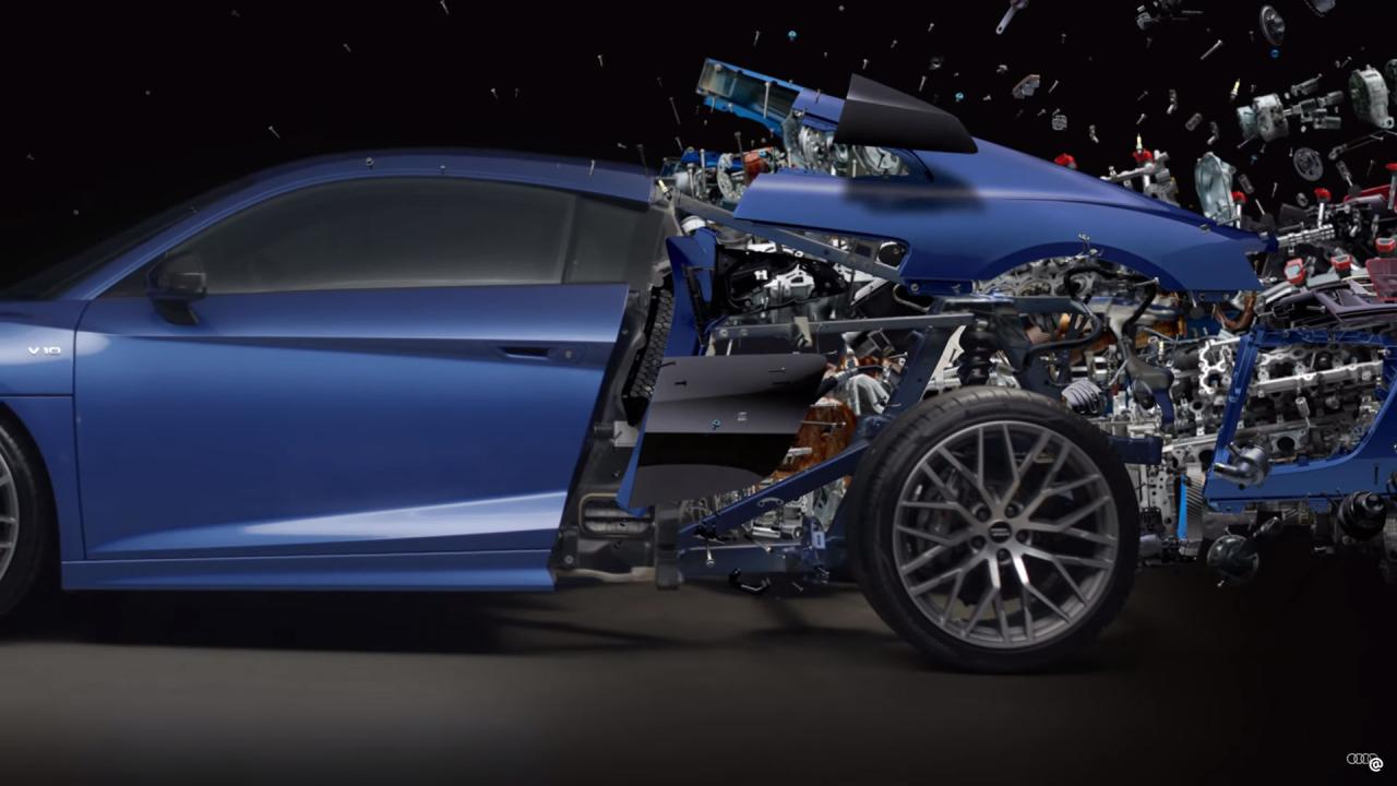 Exploderende Audi R8 V10 is knalkunst - TopGear Nederland