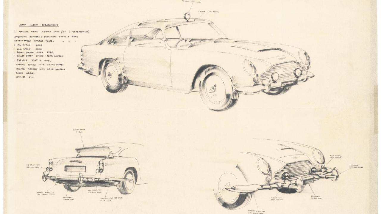 Aston Martin Goldfinger DB5: de gadgets - TopGear Nederland