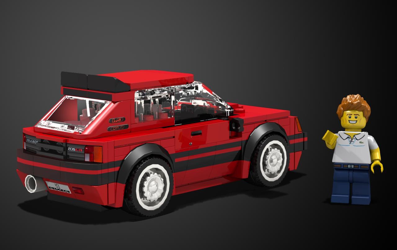 Lego Peugeot 205 GTI moet ook werkelijkheid worden - TopGear