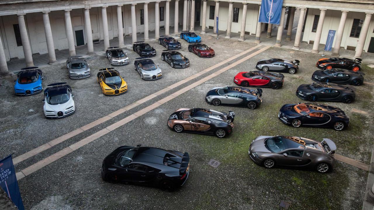 Bugatti viert 110e verjaardag met een roadtrip - TopGear