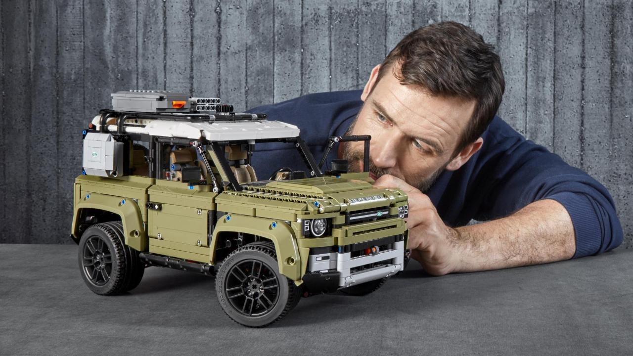De Lego Land Rover Defender is net een echte Defender - TopGear