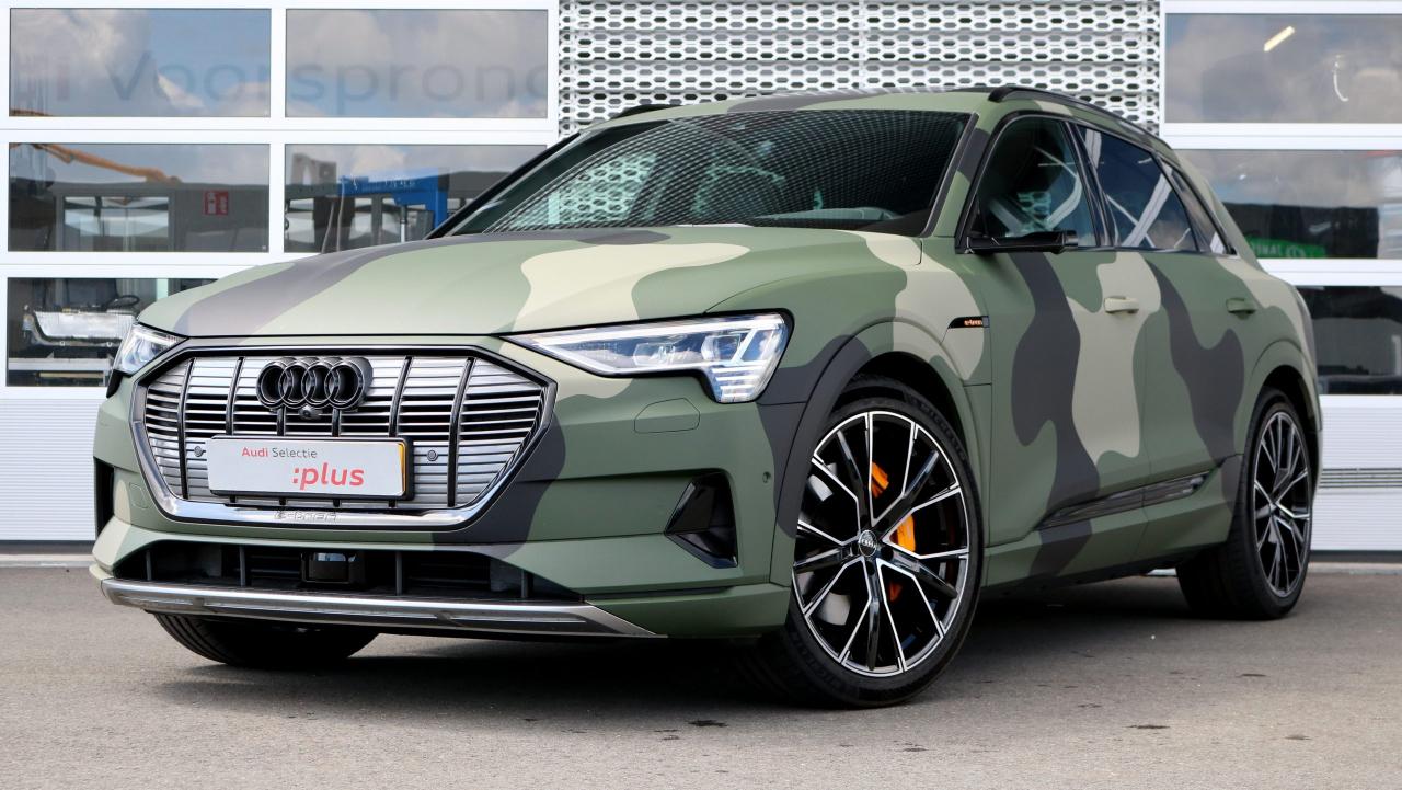 Audi e-tron met camouflage-wrap kan van jou zijn - TopGear Nederland