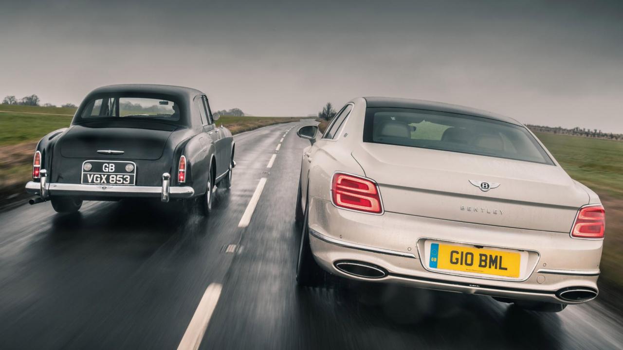 Bentley Flying Spur (2020) vs Continental Flying Spur (1958) - TopGear