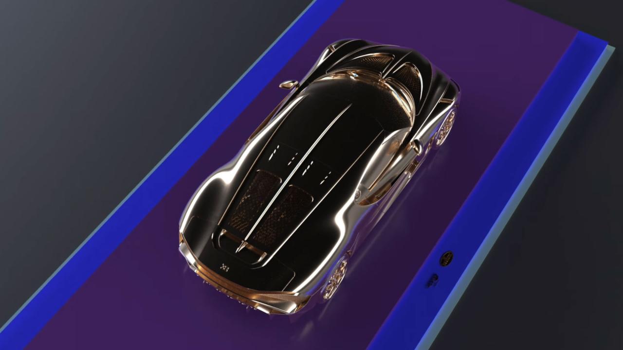 Bugatti gaat ook aan de NFT. Deze La Voiture Noire is de eerste - TopGear