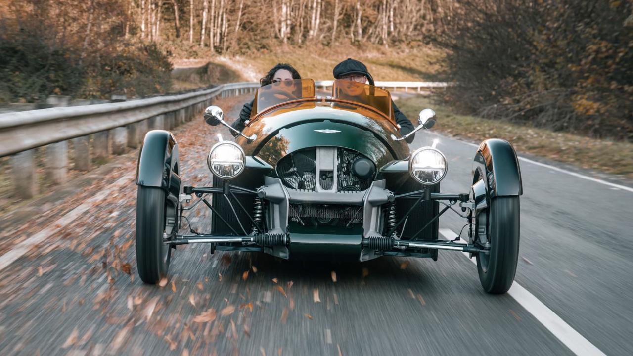Morgan Super 3 is een driewieler met een Ford-motor - TopGear