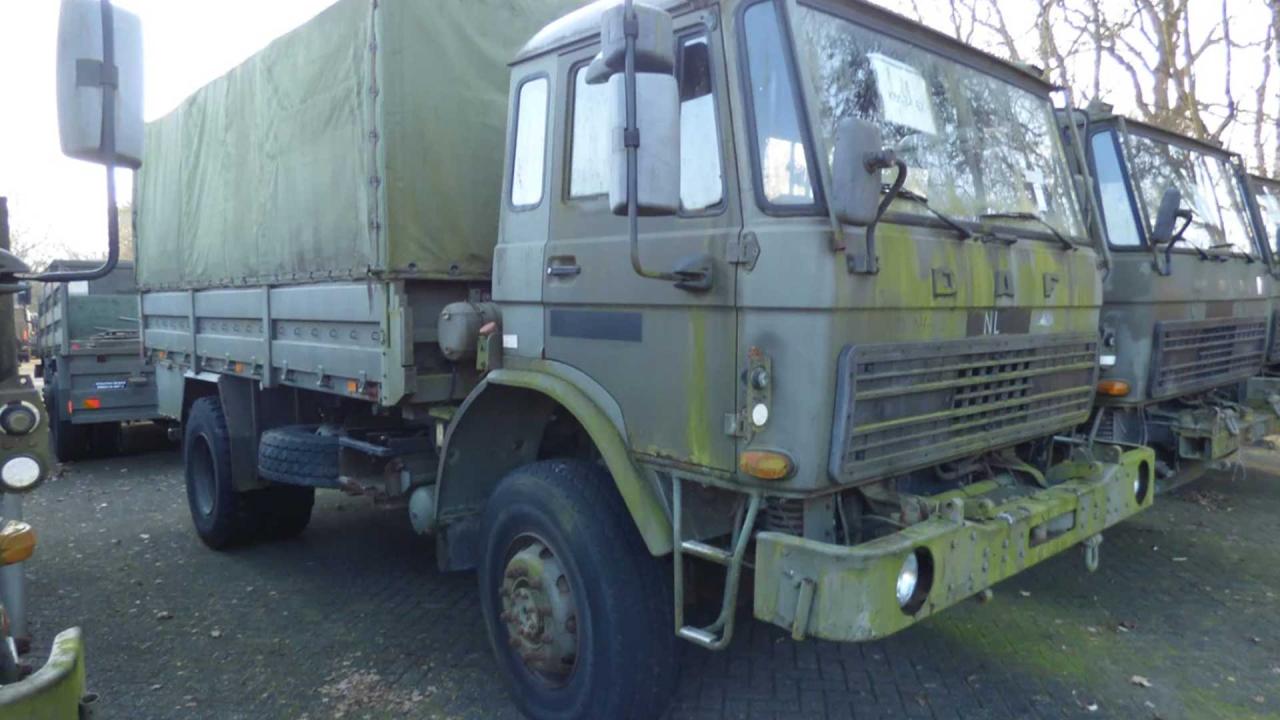 Bied jij op oude Mercedes G-klasses en DAF'jes van Defensie?
