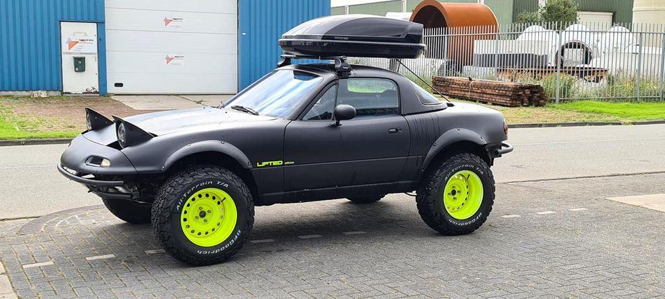 Kooptip: een verhoogde Mazda MX-5 (offroad) voor een aardig prijsje