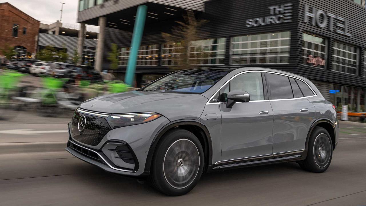 Mercedes EQS SUV 450 4Matic review (2023) - TopGear