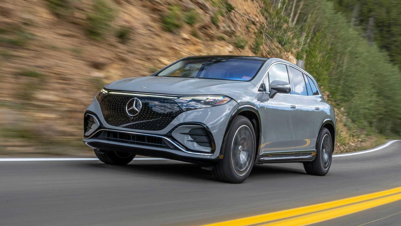 Mercedes EQS SUV 450 4Matic review (2023) - TopGear