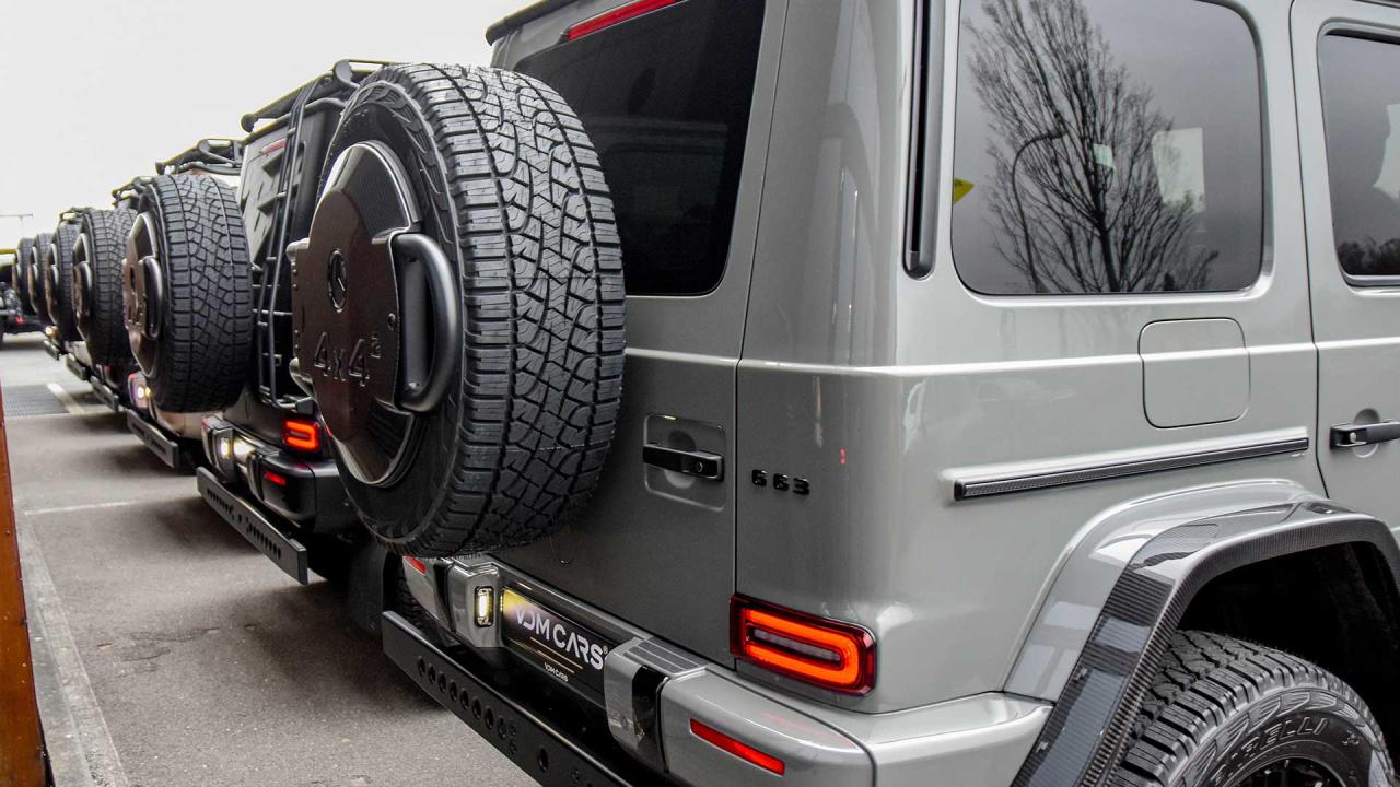 Nederlandse dealer verkoopt 6 nieuwe Mercedes G-klasse 4x4-2's