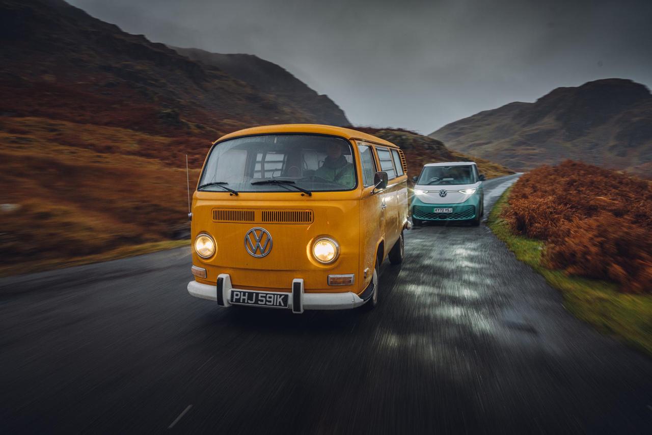 Volkswagen ID. Buzz vs eDub Classic T2 review (2023) - TopGear