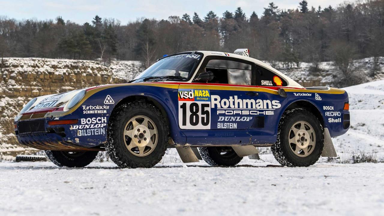 Porsche restaureert de Parijs-Dakar 959 van Jacky Ickx - TopGear