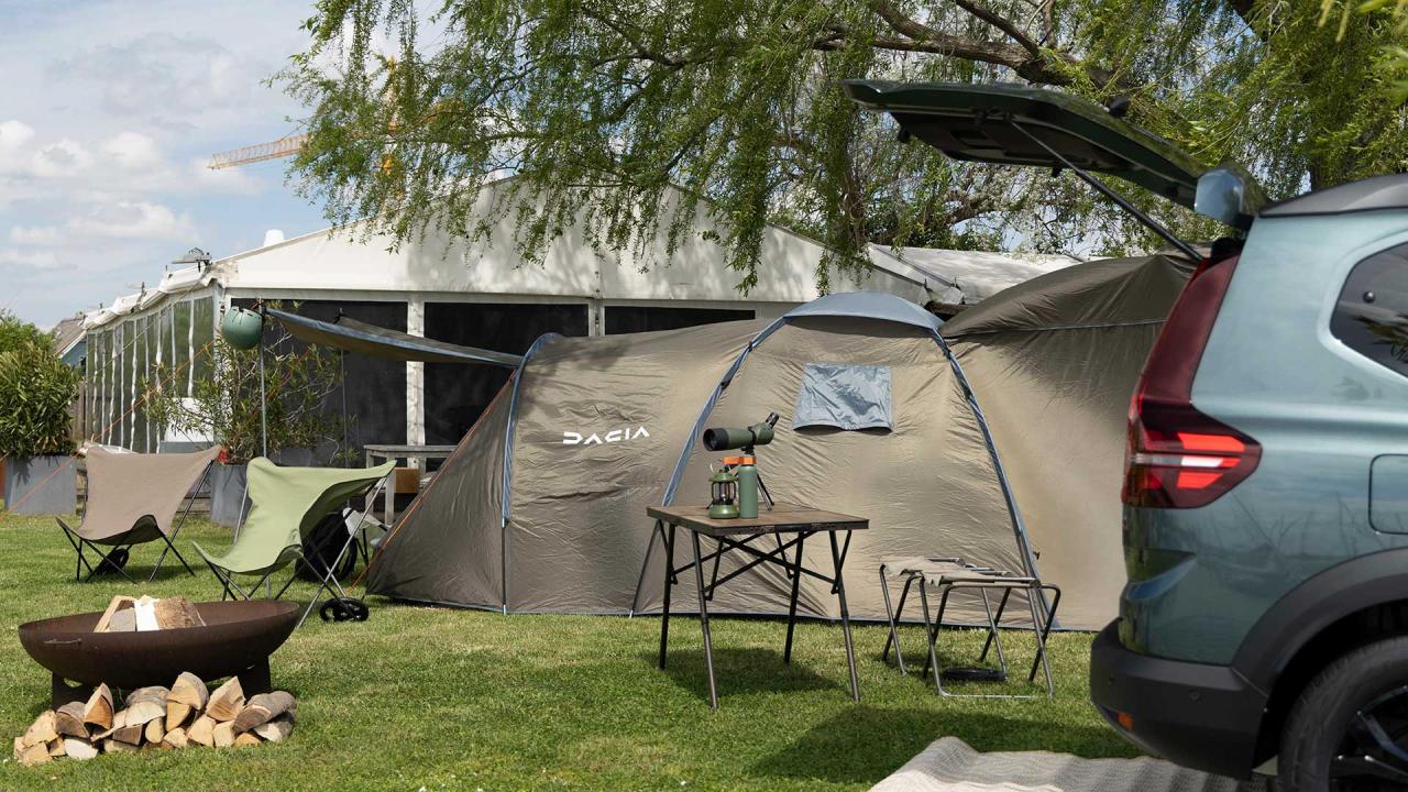 De prijs van de tent voor de Dacia Jogger is bekend (en het matras)