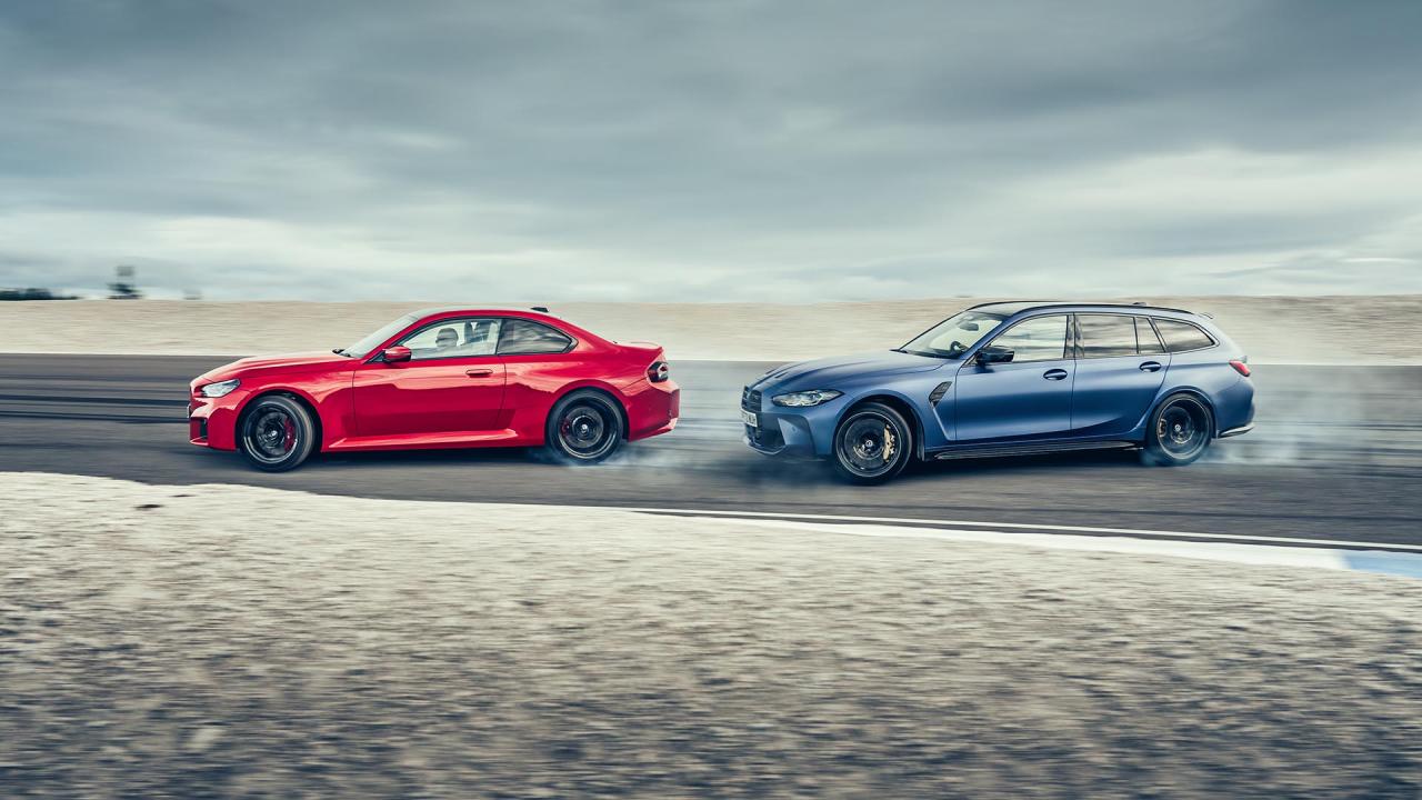 BMW M2 Competition vs BMW M3 Touring review (2023) - TopGear