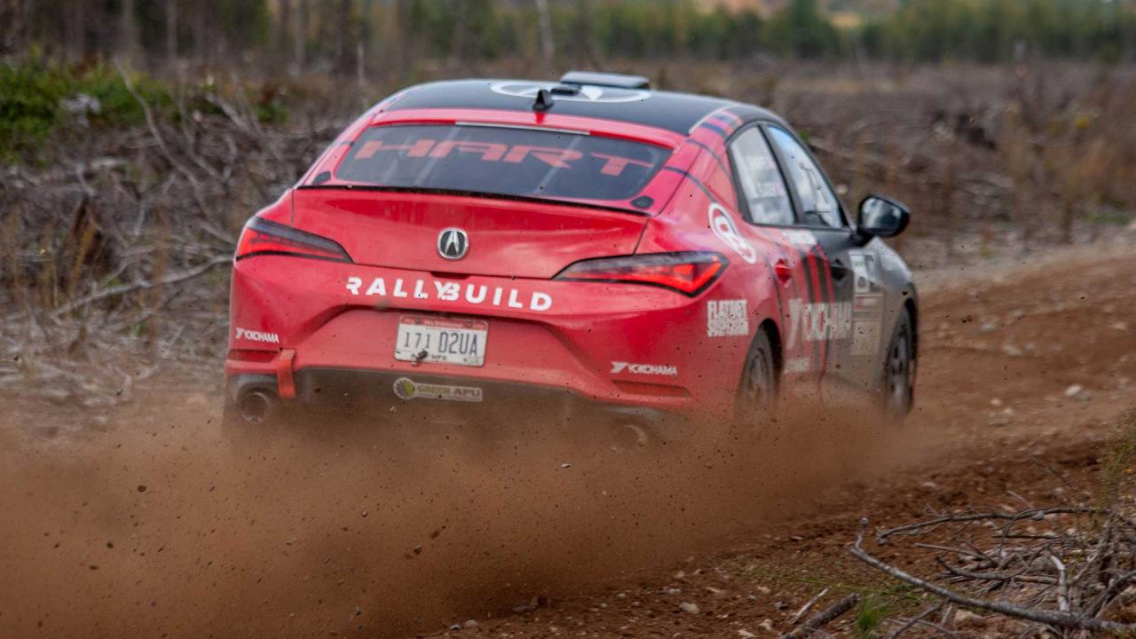Honda-medewerks bouwen op eigen initatief Acura Integra rallyauto - TopGear