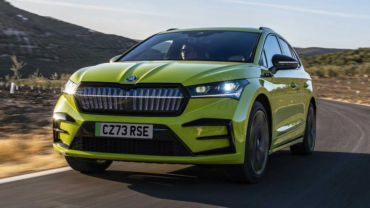 Skoda Enyaq RS is sneller, sterker en komt verder - TopGear