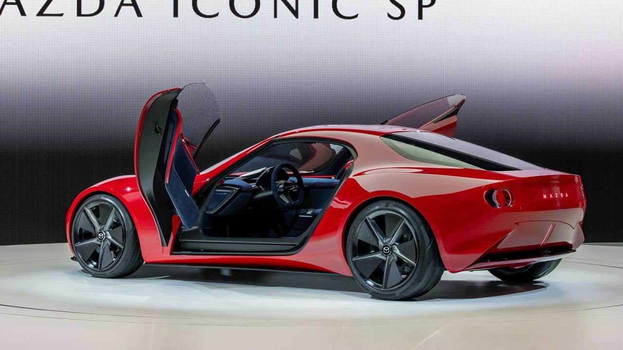 Mazda SP Iconic (2023) is een EV met een 'two-rotor' wankelmotor