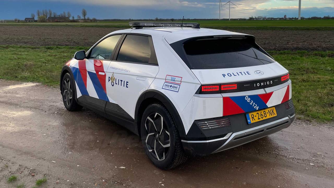 Hyundai Ioniq 5 is de nieuwe elektrische auto van de politie