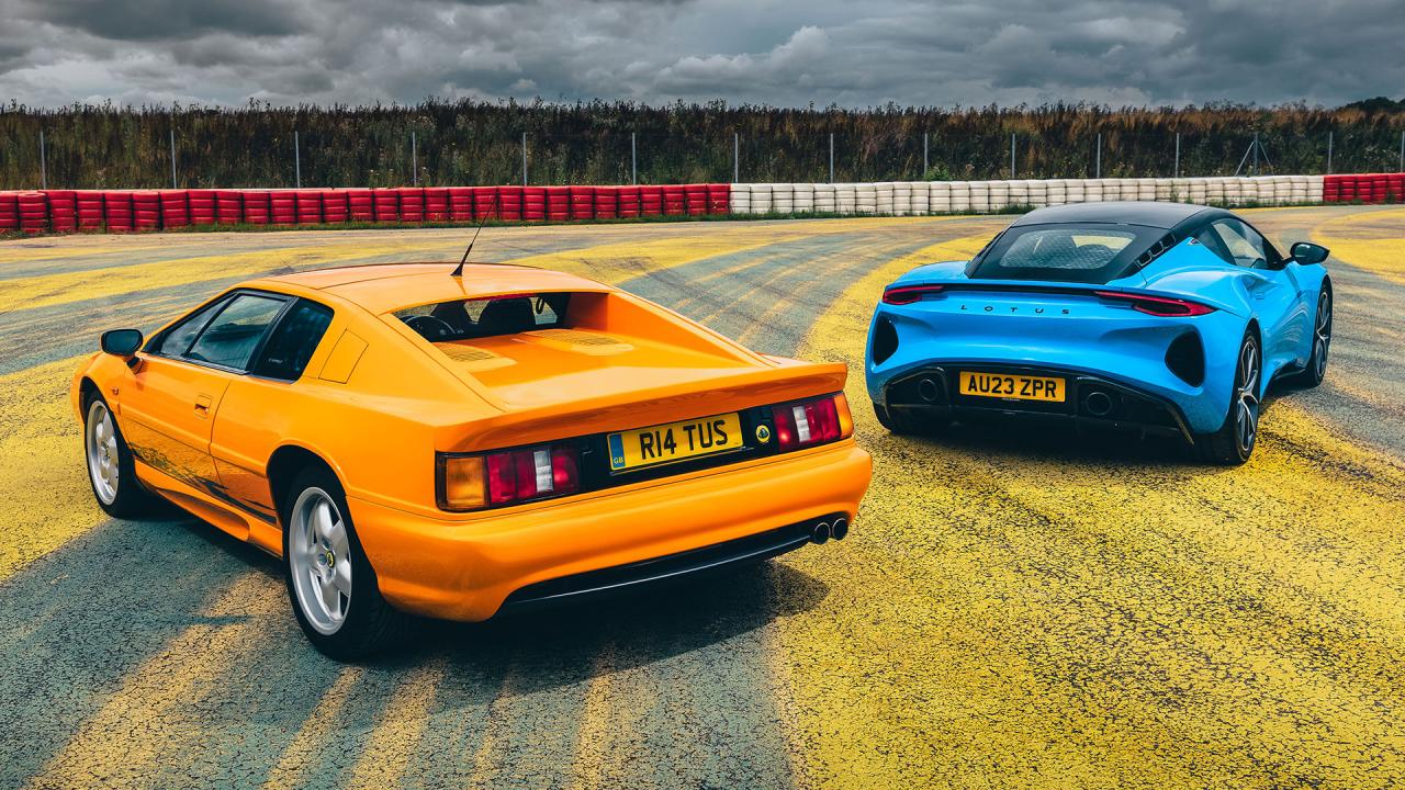 Lotus Esprit GT3 vs Lotus Emira i4 review (2024) - TopGear