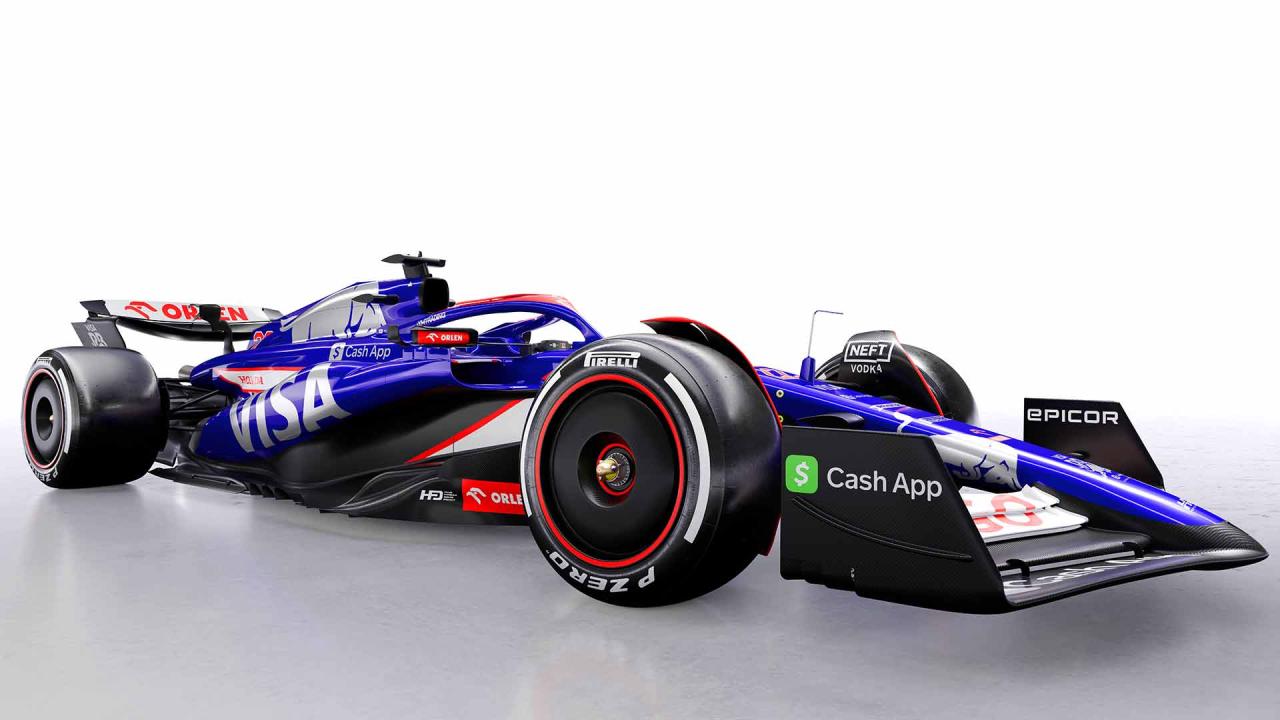 Dit is de F1-auto van Visa Cash App RB van 2024 - TopGear