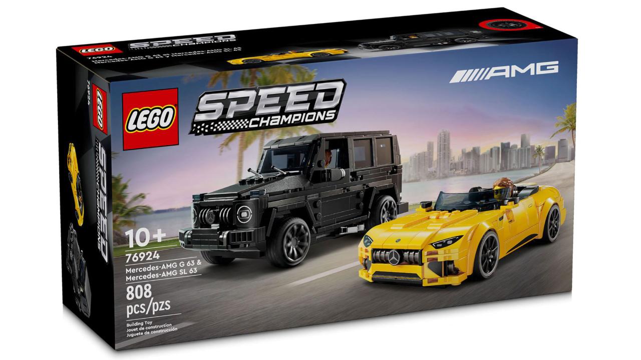 Lego-set met Mercedes-AMG G-klasse en SL heeft leuk prijsje - TopGear