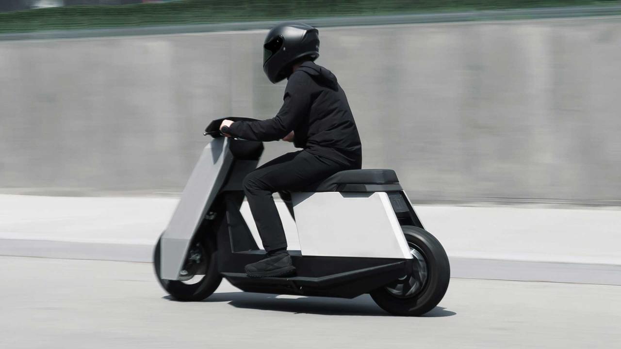 Elektrische Infinite Machine P1 scooter lijkt op de Cybertruck - TopGear