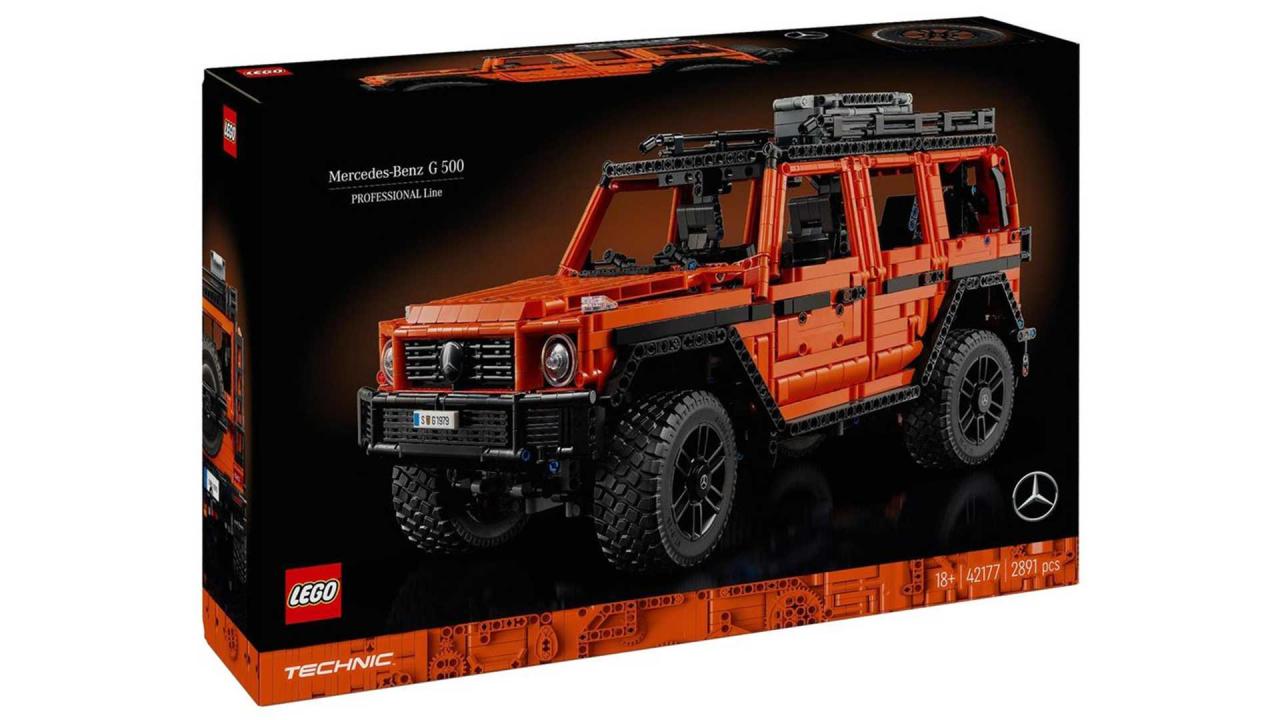 Deze Mercedes G-klasse van Lego is voor 18 jaar en ouder