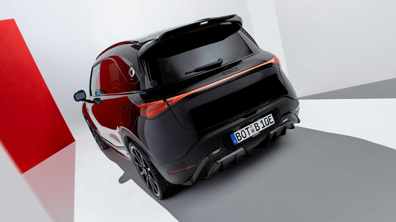 Smart #1 Brabus krijgt een bodykit en andere extra's van ... Brabus ...